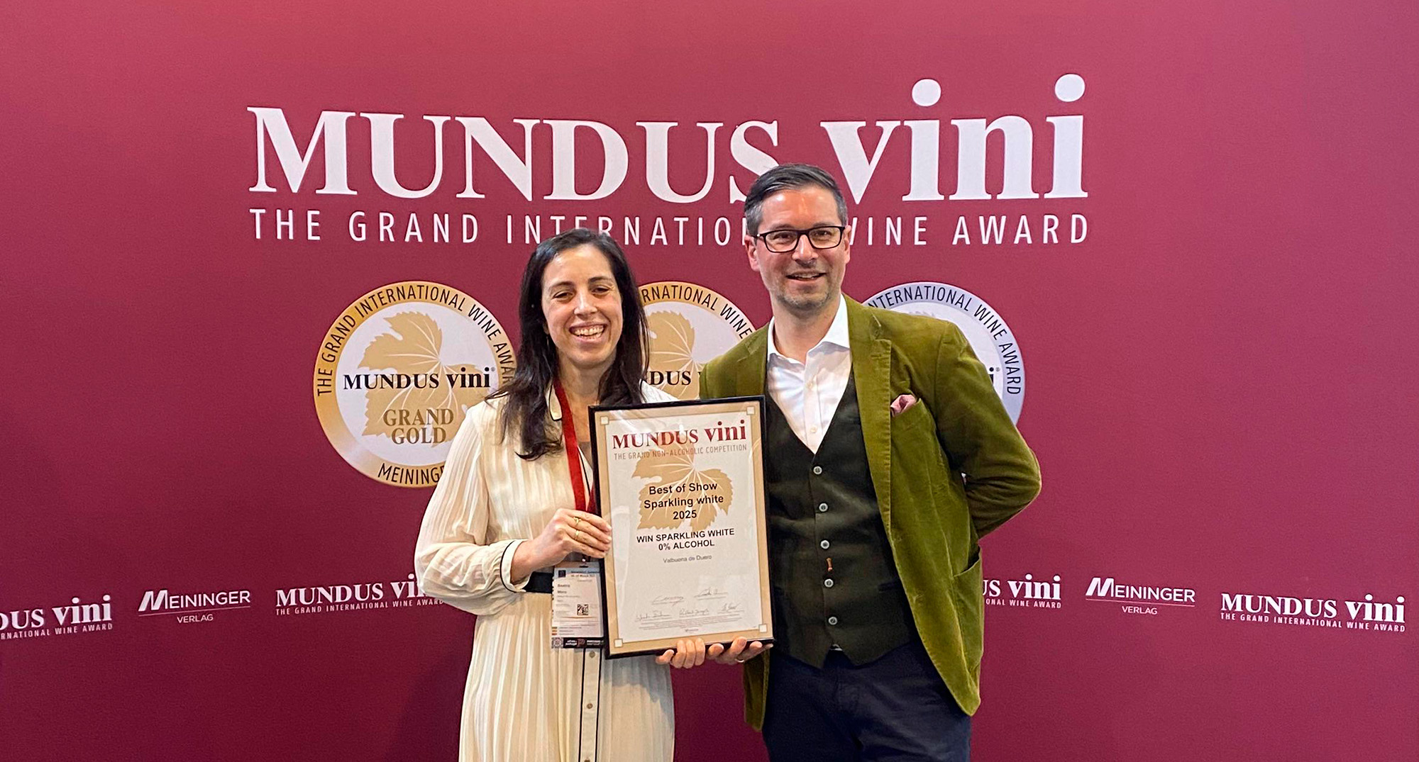Win Espumo Blanco, 'Best of Show' en Mundus Vini - Bodega Win - Vino Sin Alcohol